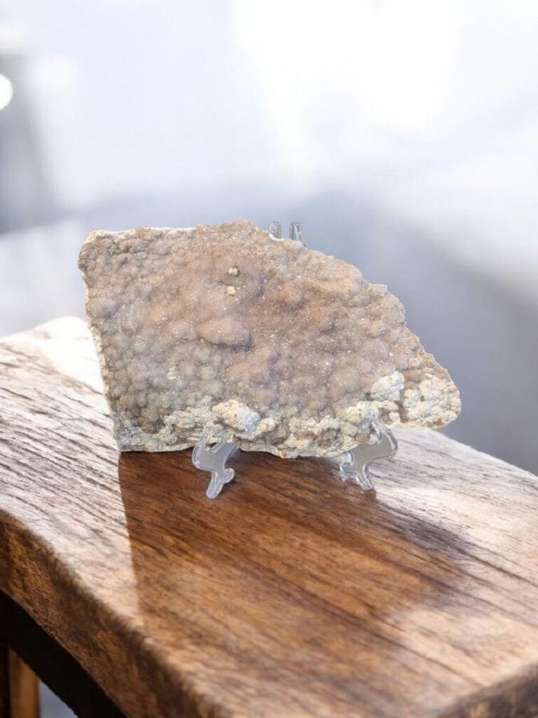 Zeolite w/ Stand #2 - Serenity Stones