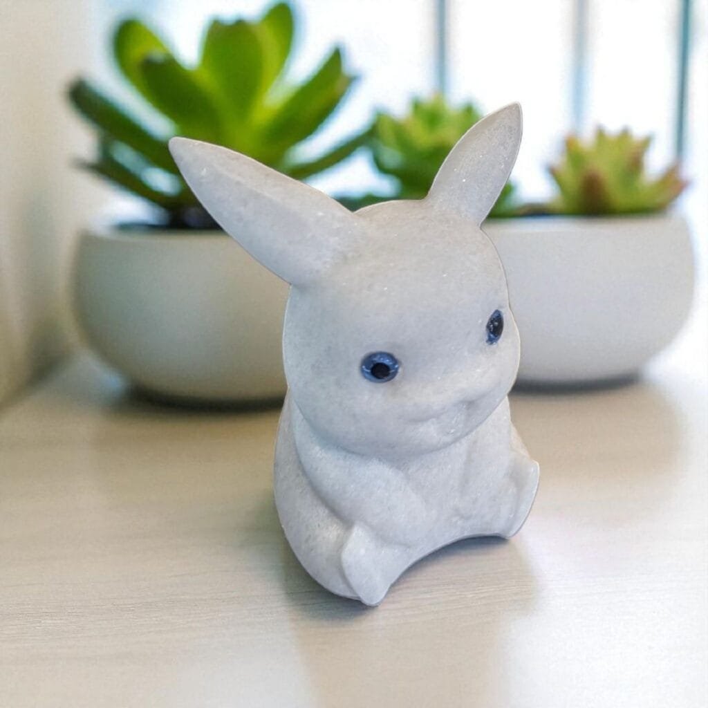White Jade Pikachu Carving | Serenity Stones