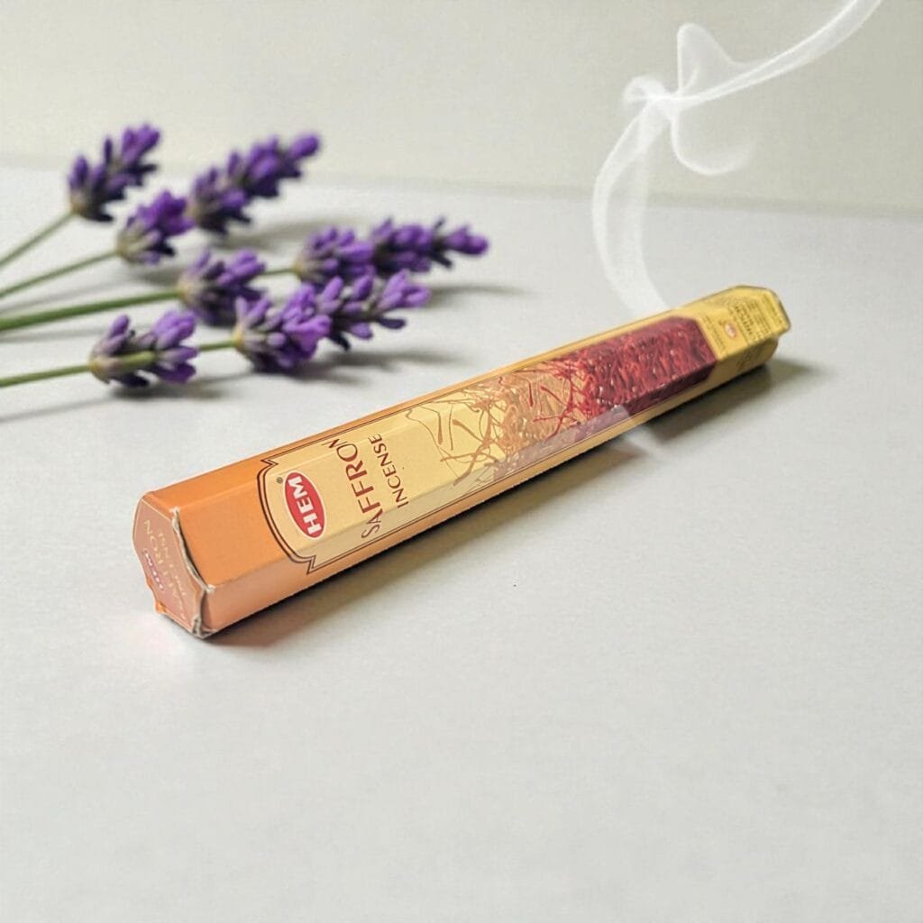 Saffron Incense Sticks | Serenity Stones
